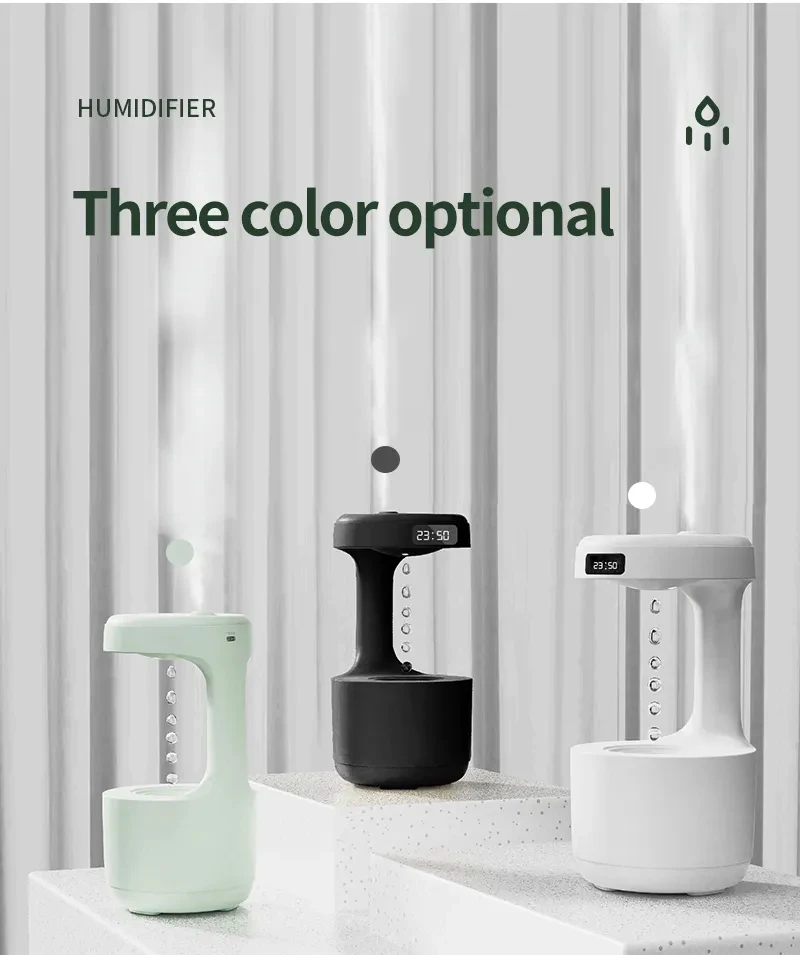 Portable 800ml H2o Anti Gravity Humidifier Aroma Essential Oil Anti-gravity Diffuser Usb Air ...