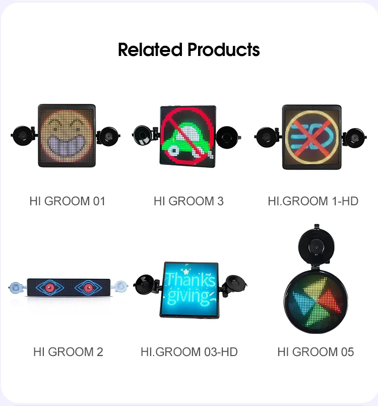 Rear Window Digital Car Display - Programmable LED Signs