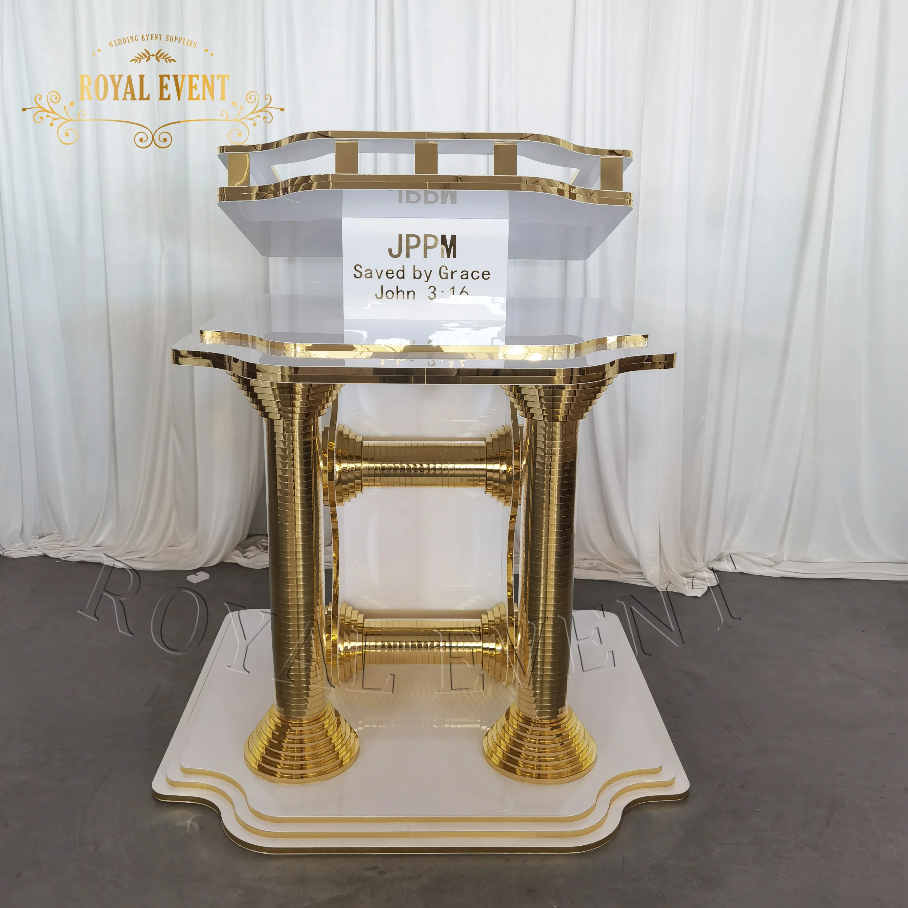 Modern Design Acrylic Church Pulpit for Wedding Events Decorative ...