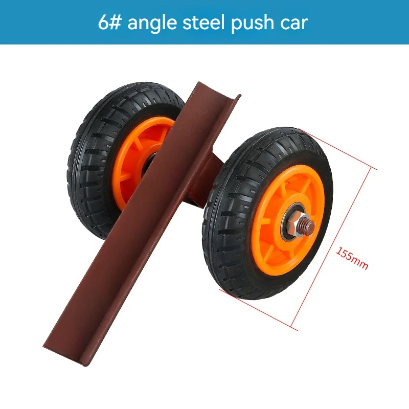 Heavy Duty Stone Handling Trolley - Manual & Rubber Wheels