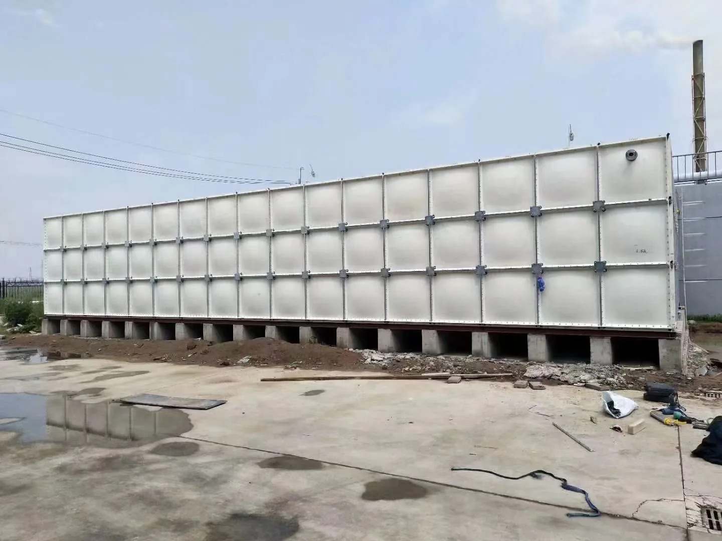 50m3 Water Tank Firefighting Frp / Grp Pressed Panel Rectangular Water ... 50m3 Water Tank Firefighting Frp / Grp Pressed Panel Rectangular Water ...