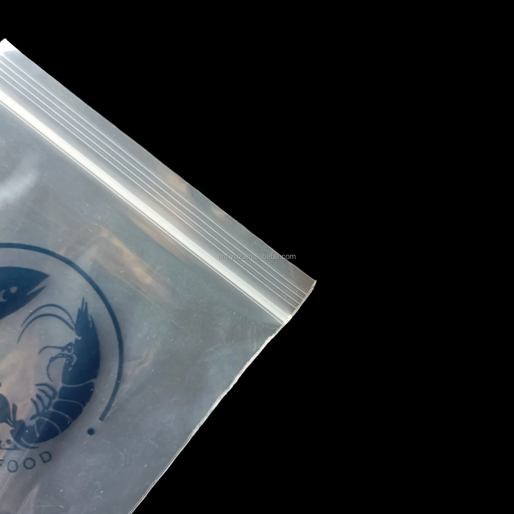 Custom Reusable Transparent Pe Ziplock Bag For Sashimi Dipping Sauce ...