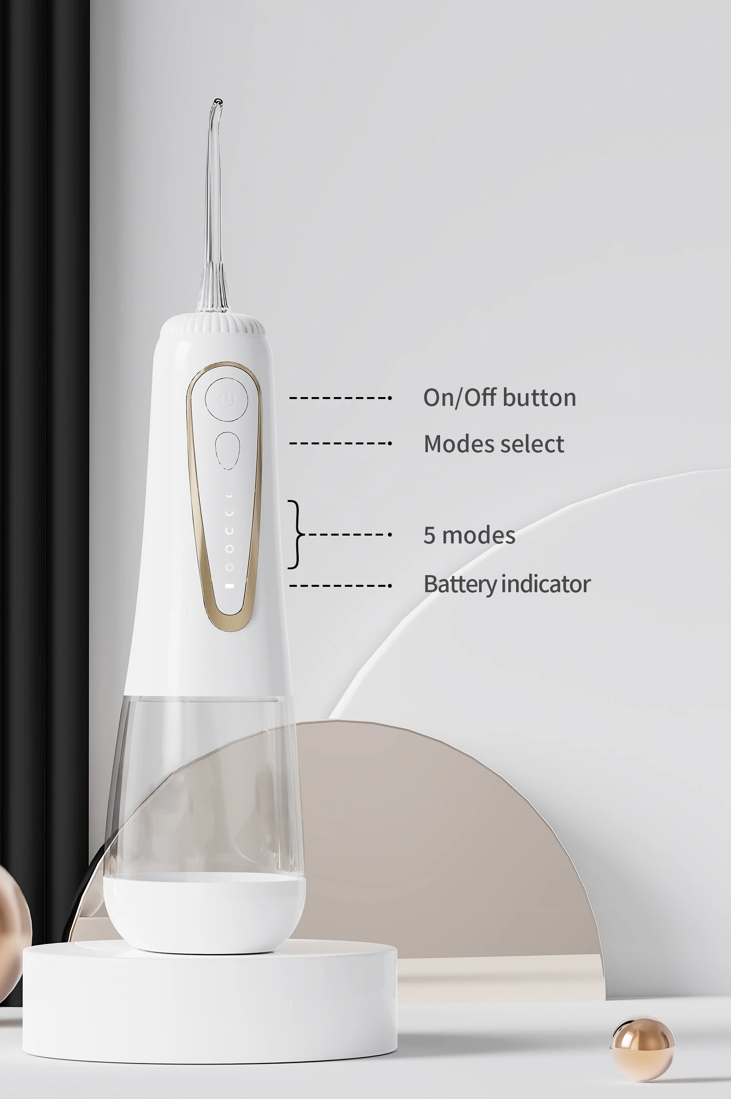 Water Flosser 5 Modes Portable Water Flosser Oral Irrigator - Buy Water ...