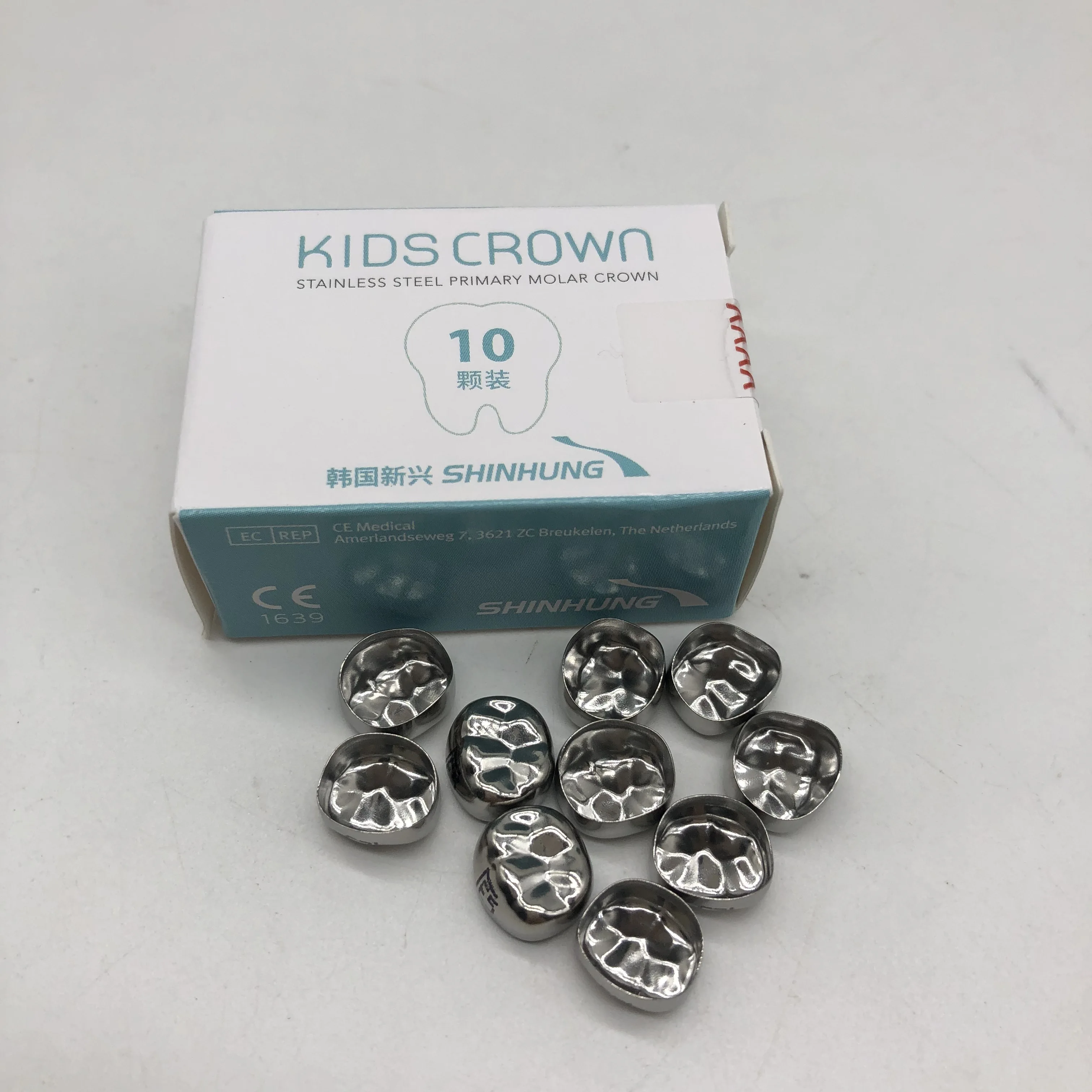 Dental Stainless Steel Primary Molar Kid Crown Refil