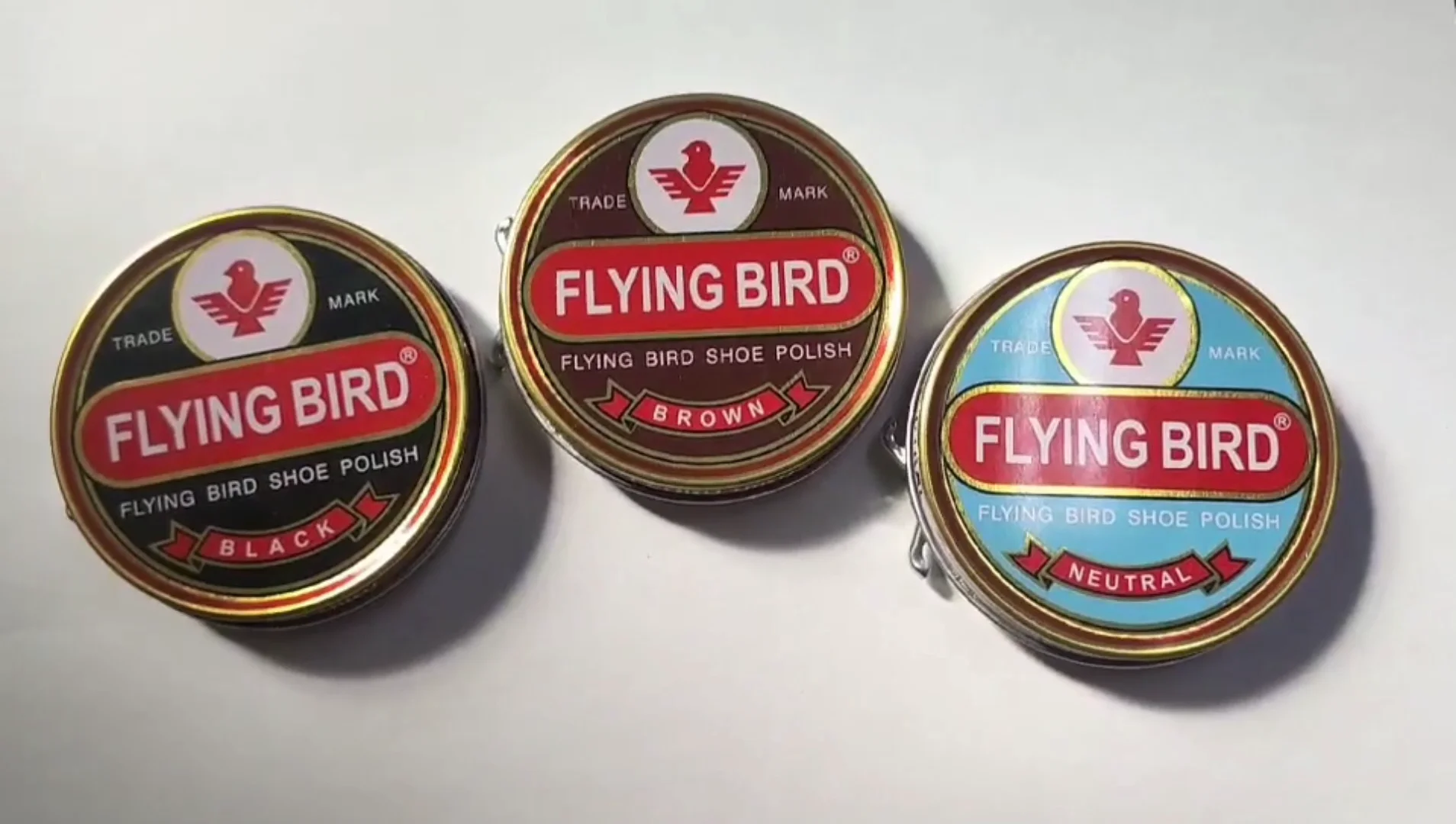 Top Export Quality 40/50ml Black,Brown,Neutral Solid Tin Shoe Polish ...