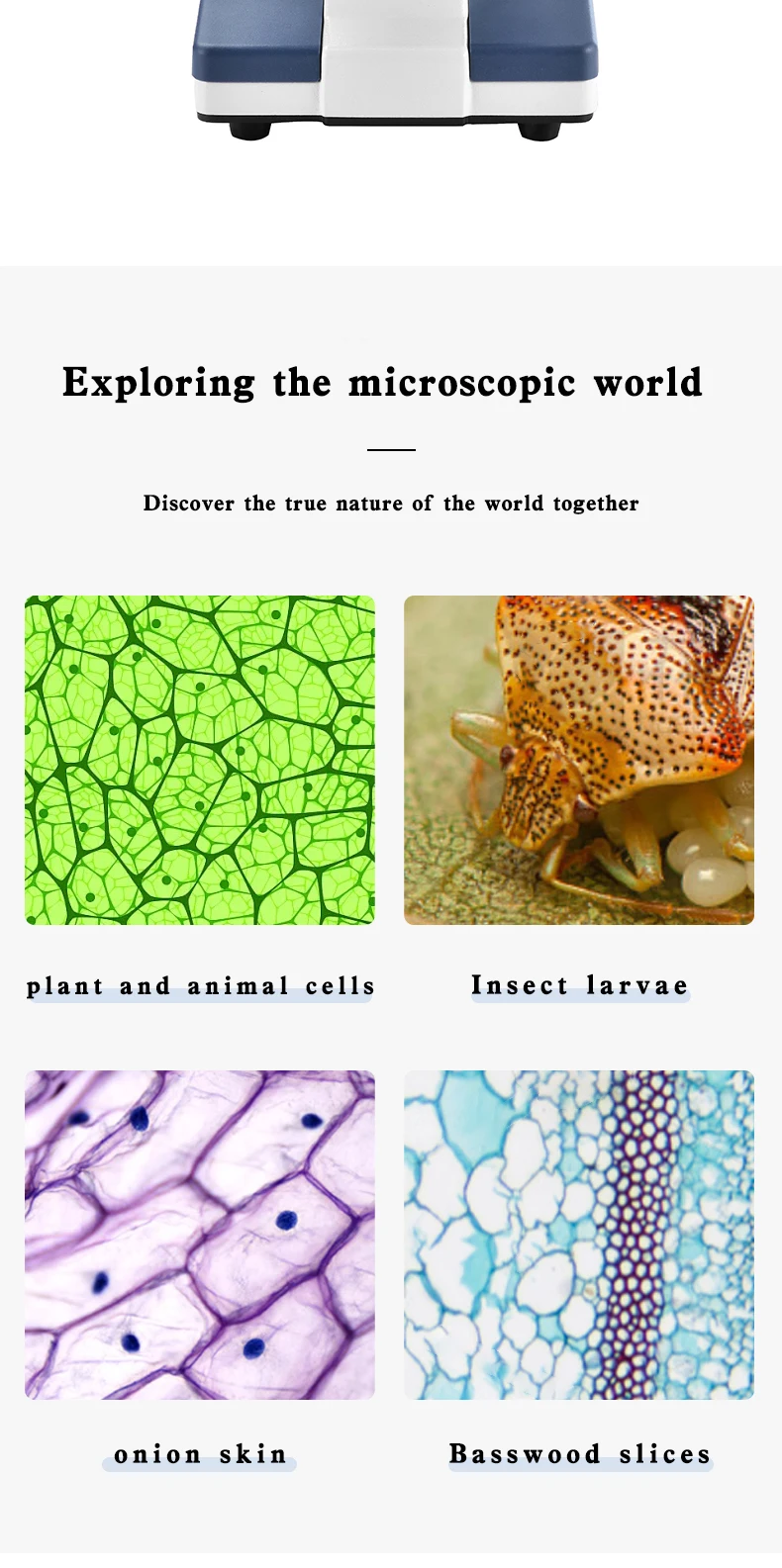 LUXUN School Biological Educational Optical Microscope