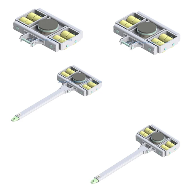 12tons Heavy Duty Industrial Transport Frames Wheel Container Equipment ...