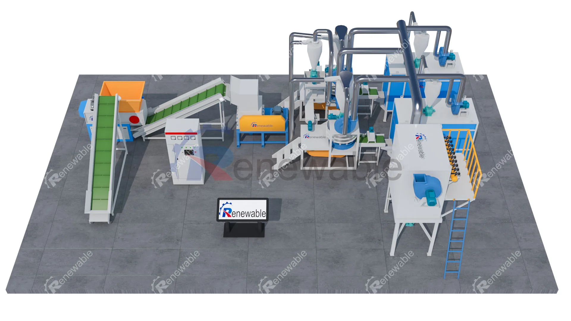 Full Automatic Waste Aluminium Plastic Separate Machine Waste Medical ...