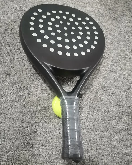 Customize 3k,12k,18k Carbon Teardrop Head Shape Paddel Tennis Rackets ...
