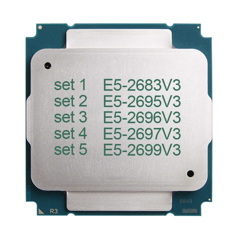 Intel Xeon E5 2683v3 2695v3 2696v3 2697v3 2699v3 Processor 14 Core Lga ...
