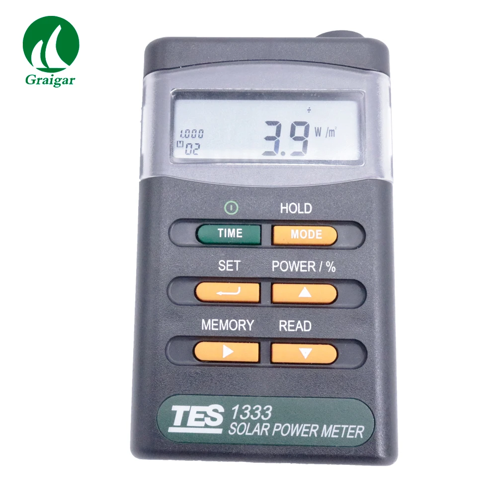 TES-1333 Solar Power Meter Solar Power Meters Digital Radiation ...