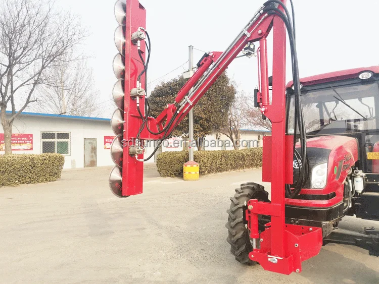Tractor Hydraulic Hedge Trimmer Machine/ Tractor Front Mounted Tree ...