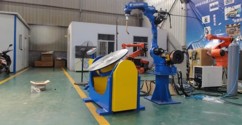 Double Column Double Rotation Type Welding Positioner/Rotating Welding ...