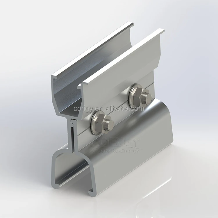 Corigy Solar Mounting System Metal Roof Solar Panel Clamp Aluminum ...