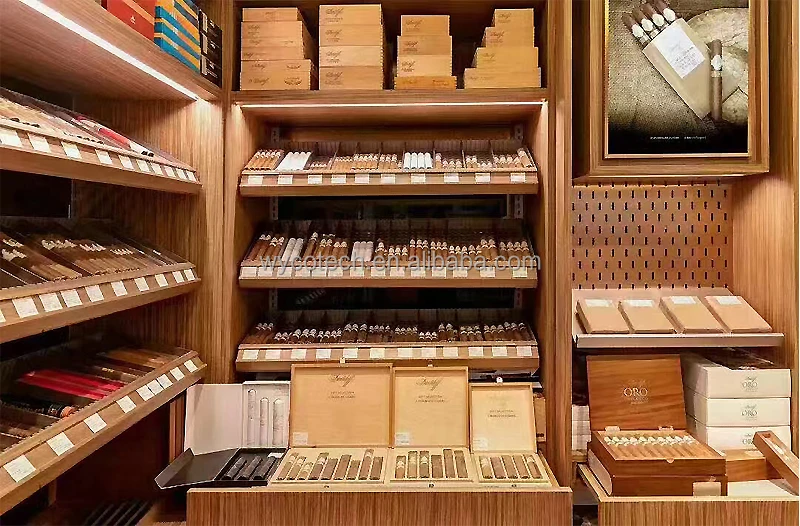 Custom Walk-in Cigar Room - Spain Cedar, Oak, Beech Wood
