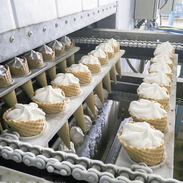 Automatic Industrial Ice Cream Production Line - High Productivity