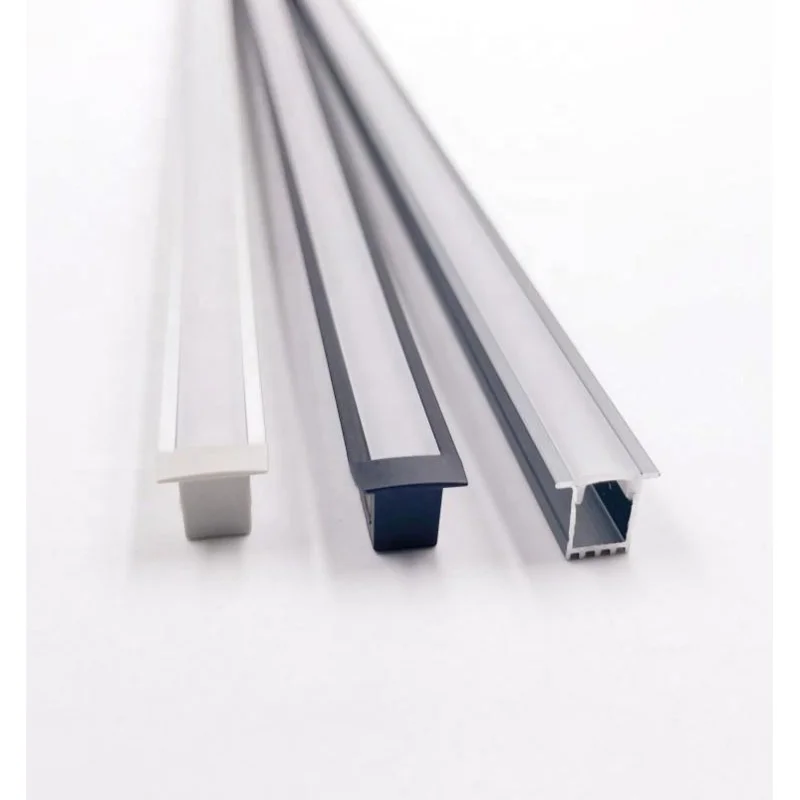 Customized U Channel Led Structure Silver Black Led Extrusion Aluminum ...