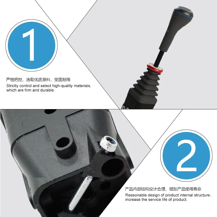 Hydraulic Valve Joystick Bowden Cable 2M for Front Loaders