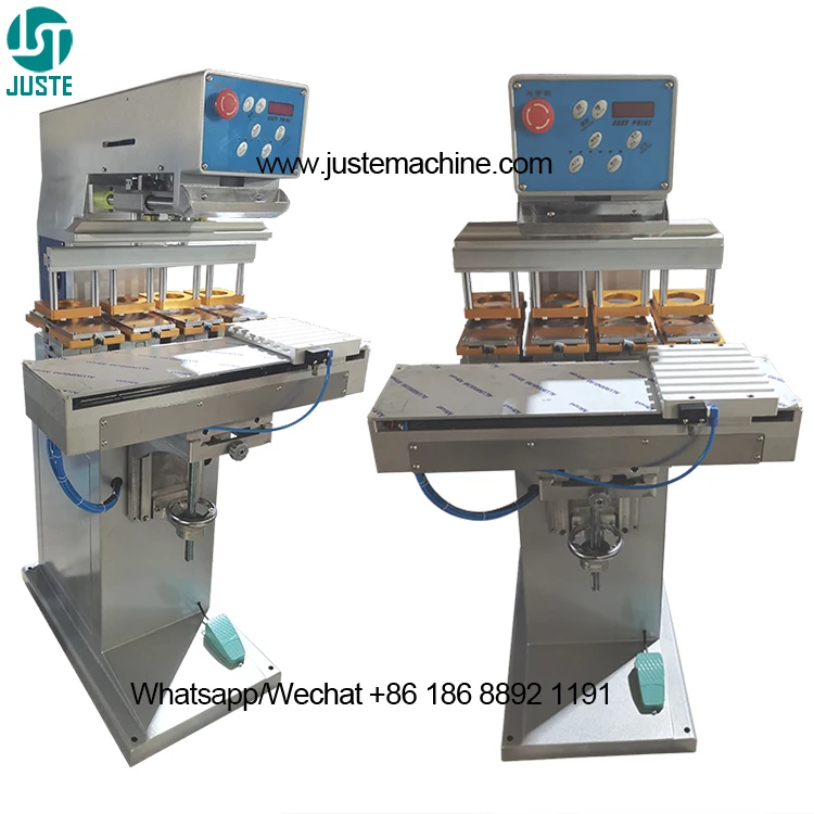 Tampo Print 4 Color Pad Printer Sealed Ink Cup Open Tray Tampografia 4 ...