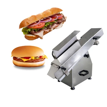 Commercial Mechanical Stainless Steel 304 Hotdog Hamburger Bread ...