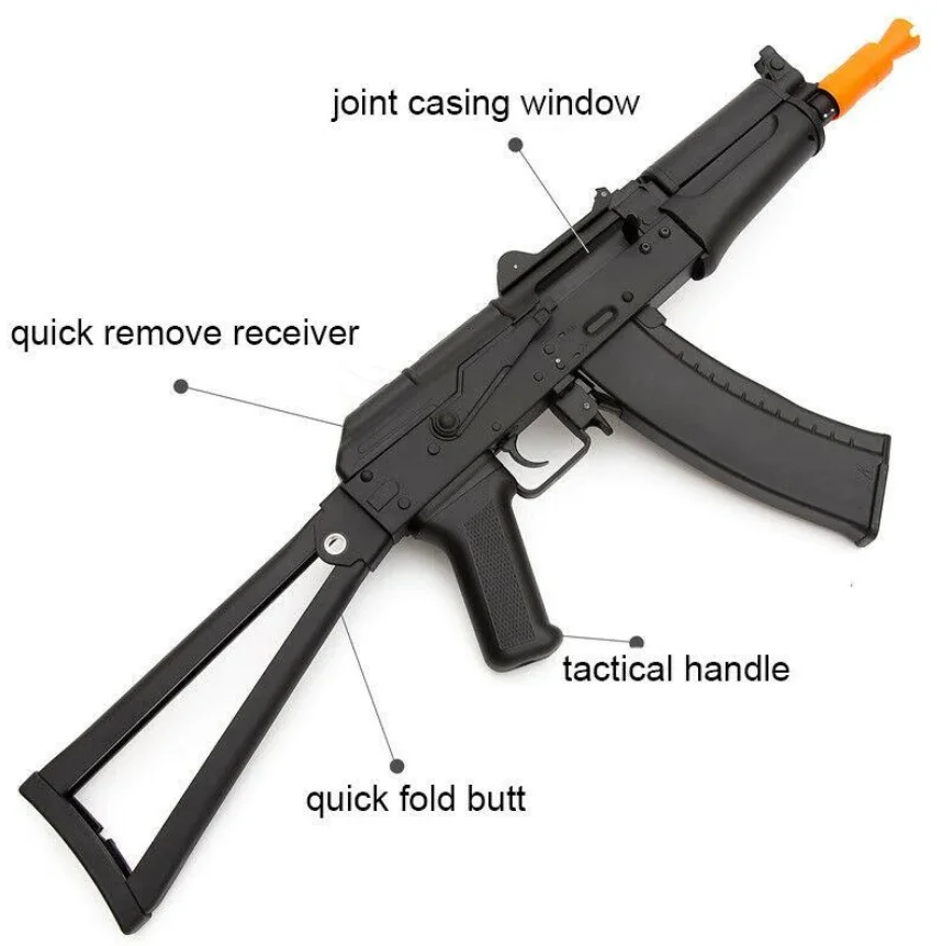 Jinming Hk416c Electric Metal Scar Acr Gel Blaster Gun Shooting Game M4 ...