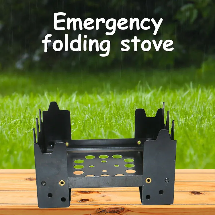 Folding Mini Pocket Stove Emergency Portable Ultralight For Backpacking ...