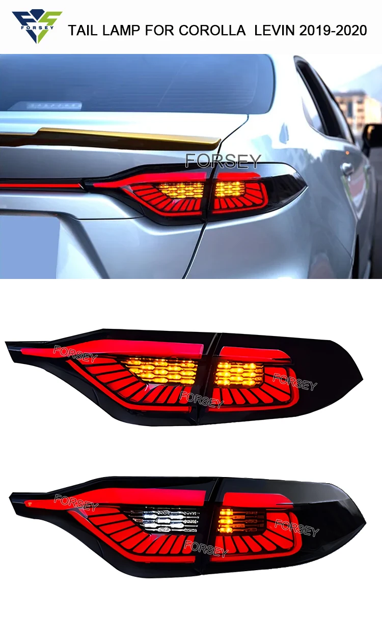 Car Led Tail Lights For Corolla 2019 - 2020 Car Accesorios Modified Led ...