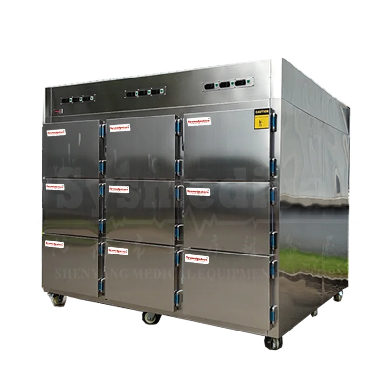 SYSMEDPALACE Cryogenic Refrigeration 9 Rooms Mortuary Body Freezers ...