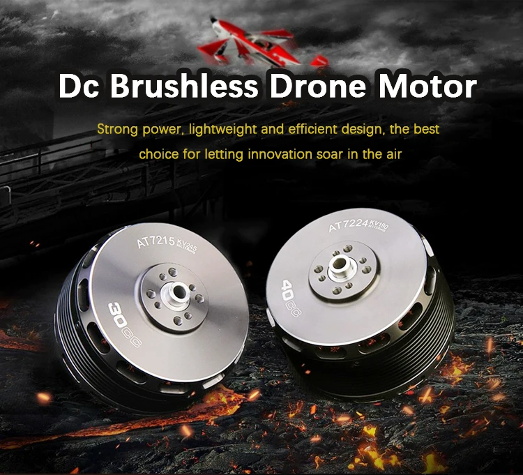 4KW 6KW 36V 170KV DC Brushless Motor Large Thrust 30kg Manned Uav MOTOR ...