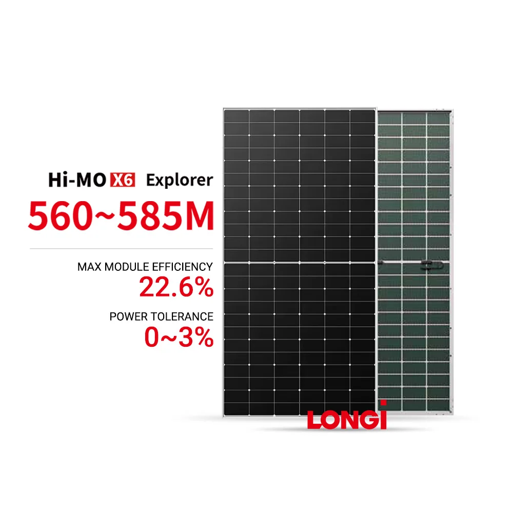 Longi Himo X6 Solar Panels With Hpbc Technology Himo X6 Lr5-72htd 570w ...