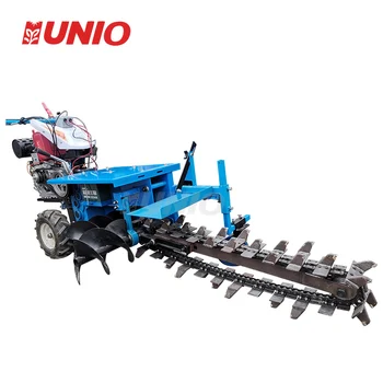 Tractor Hydraulic Chain Digging Trencher Mini Dual Track Chain Hand ...