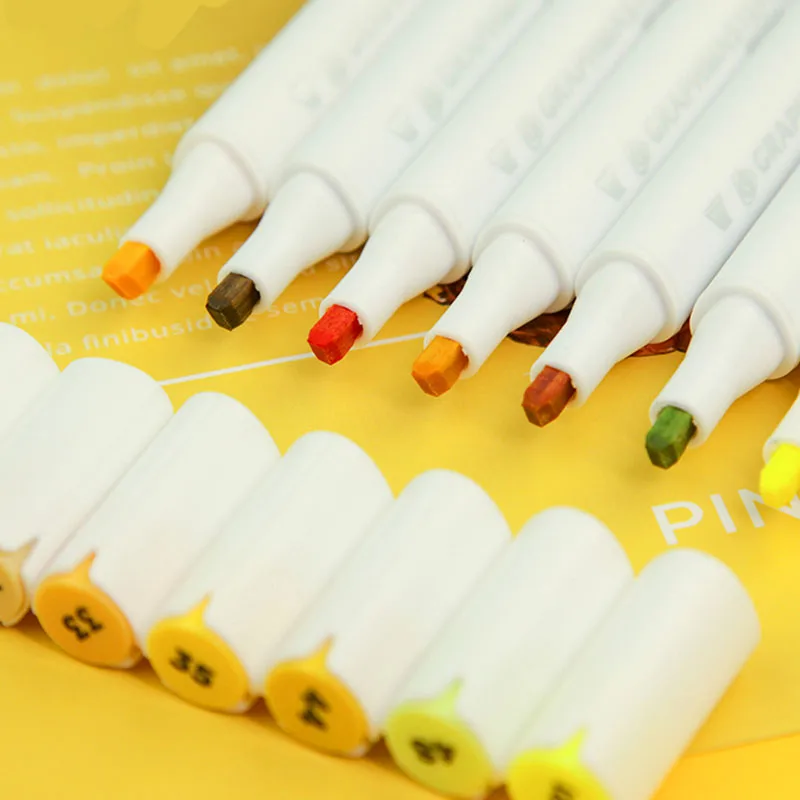 Bview Art New Design Total 108 Colors Alcohol Based Triangle Dual Tip ...