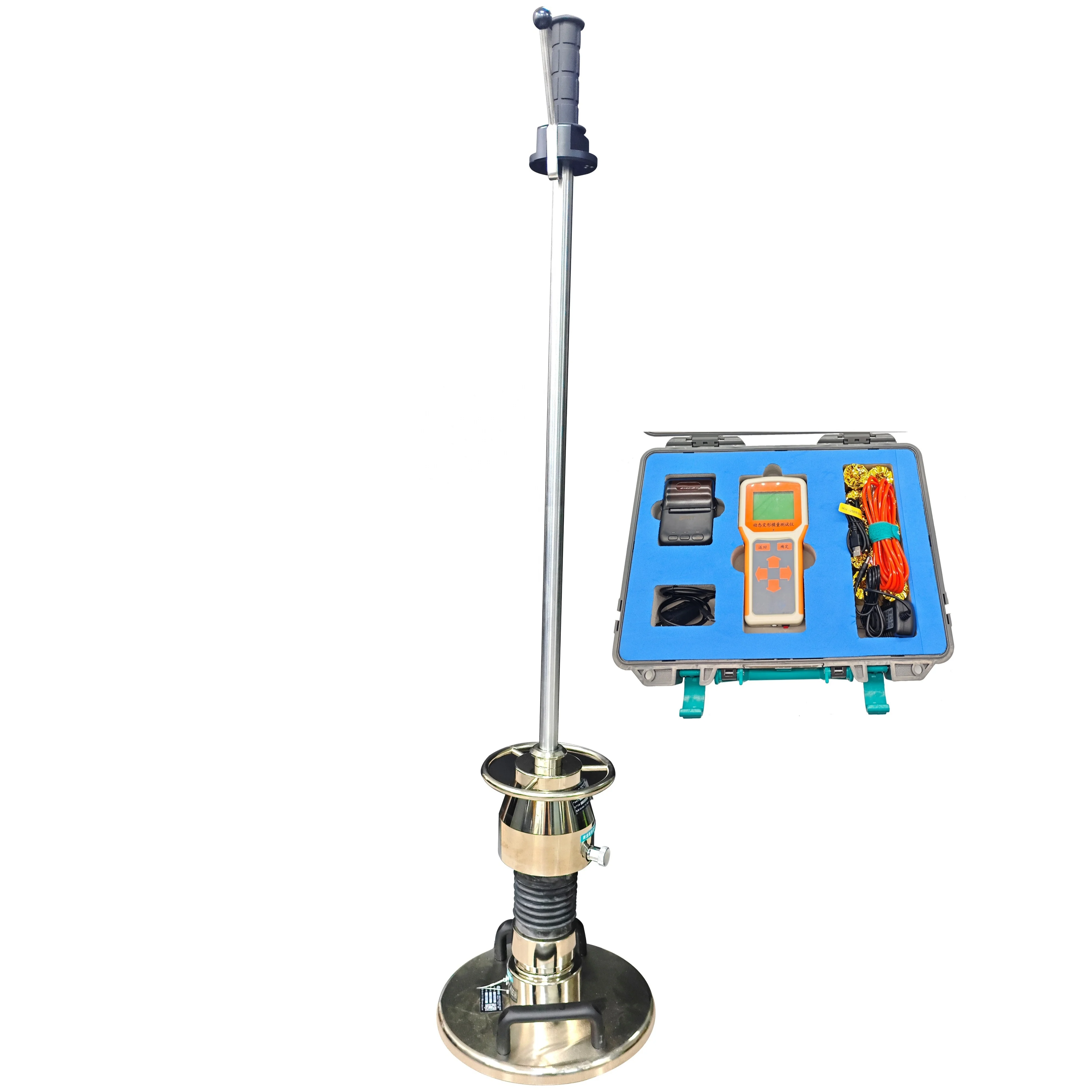 Lightweight deflection meter soil and rock dynamic plate load testing ...