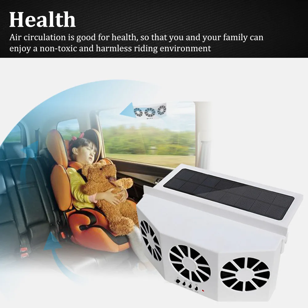 Solar Powered Car Ventilator - Home Essentials Store