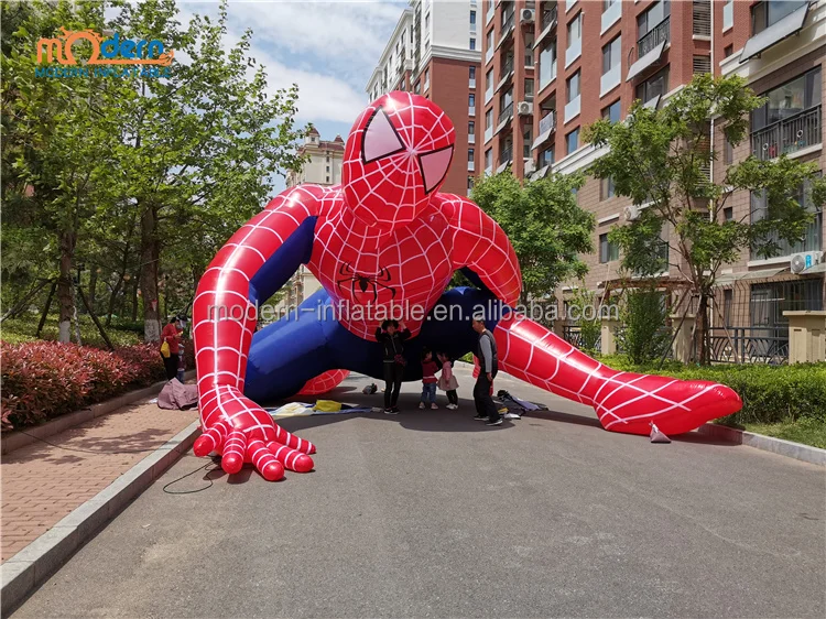 Giant Inflatable Spiderman Advertising Model for Outdoor Mall ...