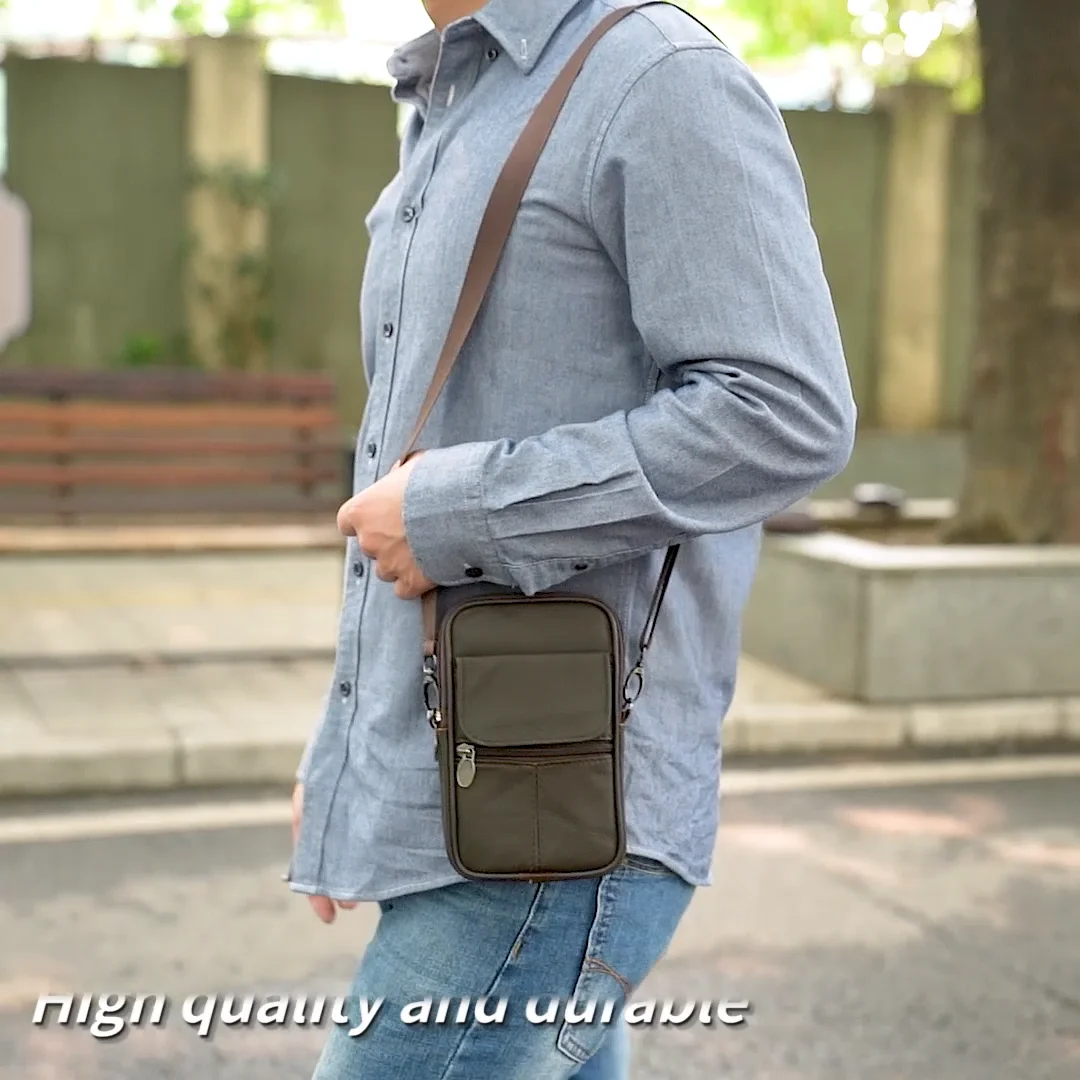 Marrant Genuine Leather Men Side Small Shoulder Bag Pouch Waist Bag ...