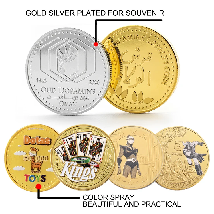 Manufacturers Metallic Stamping Zinc Alloy Custom Coin Game Token ...