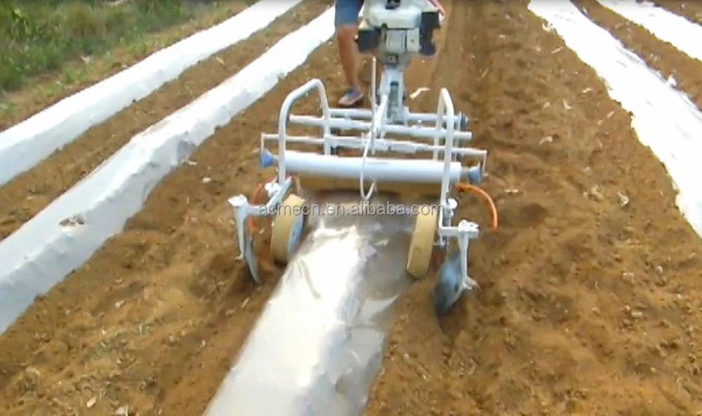 Agricultural Plastic Mulch Applicator Laying Machine - Buy Plastic ...