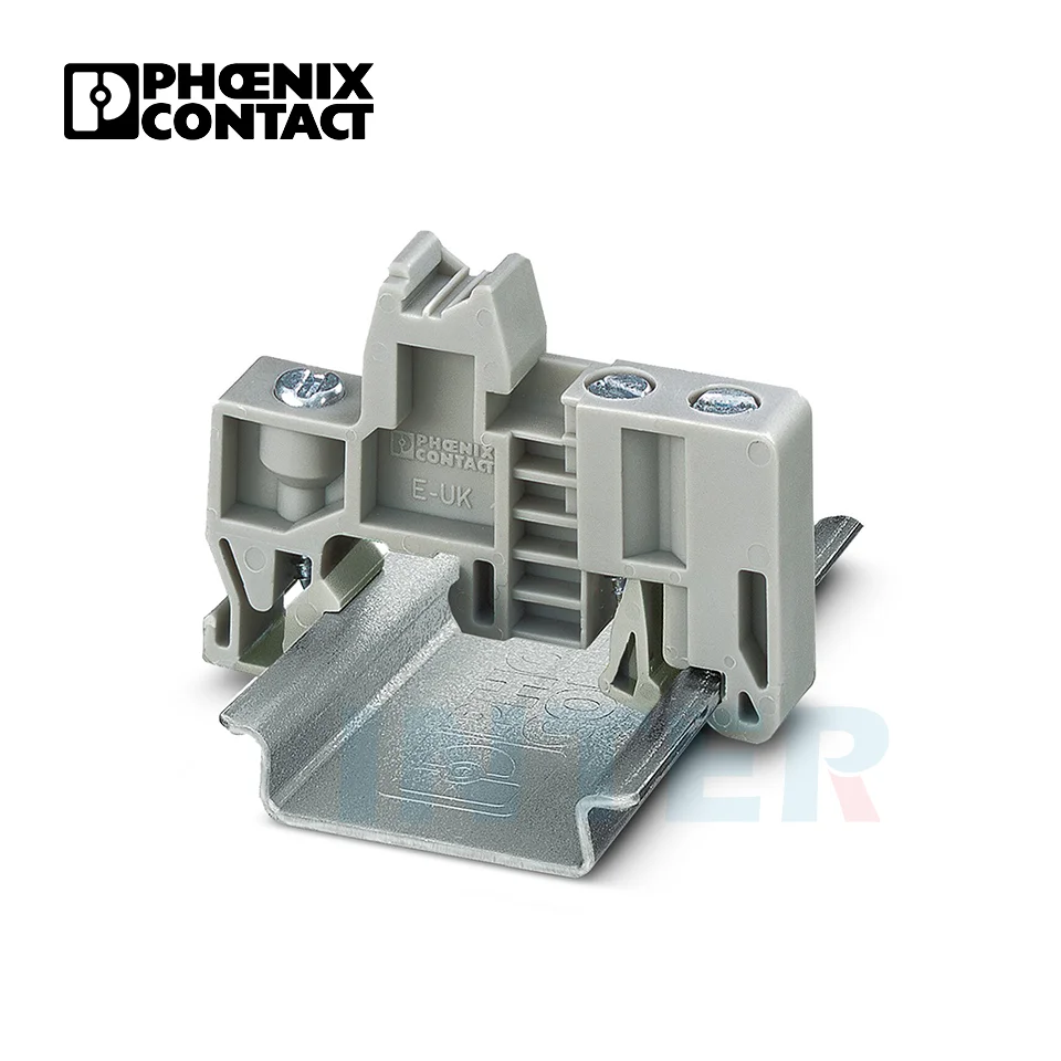 1201442 E/UK Phoenix End Clamp Terminal Block Din Rail Screw Fixed ...