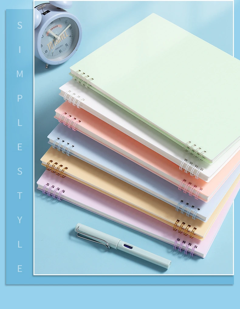 Classic Candy Macaron Spiral Bound Notebook PP Hardcover Sublimation ...