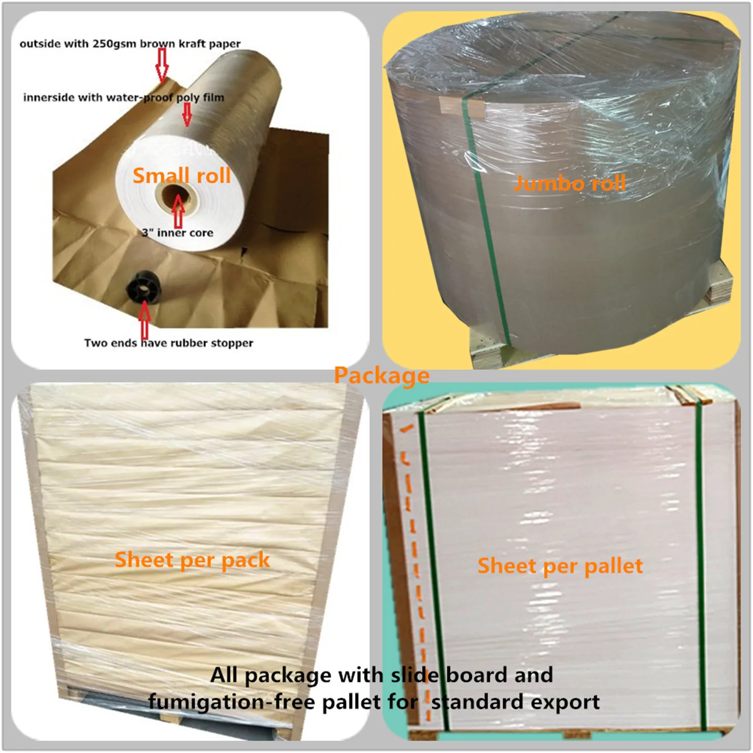 China Eco Friendly Recycle Kraft Paper For Wrapping And Package - Buy ...