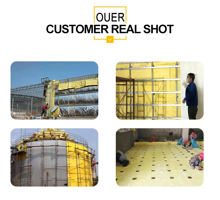 48kg Density Thermal Insulation Glass Wool Fiber Factory Production ...