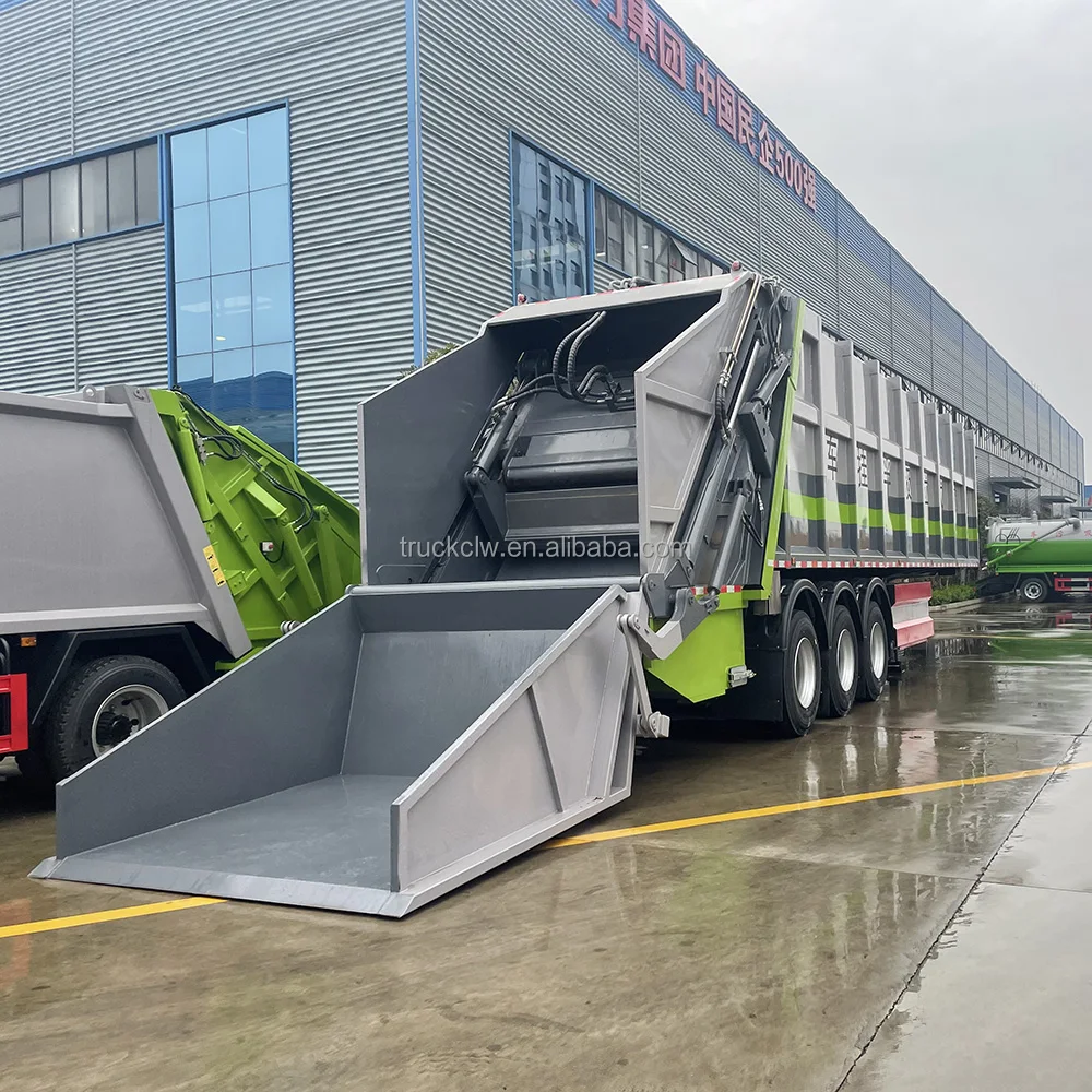 3 Axles Heavy Duty Waste Transfer Trailer - 50 Cubic Meters