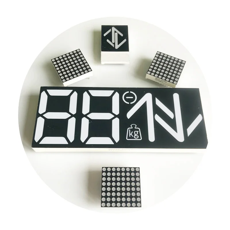 Customized 7 Segment Display Rgb 8x8 Dot Matrix Led Display Board Bicolor - Buy Customized 7 ...