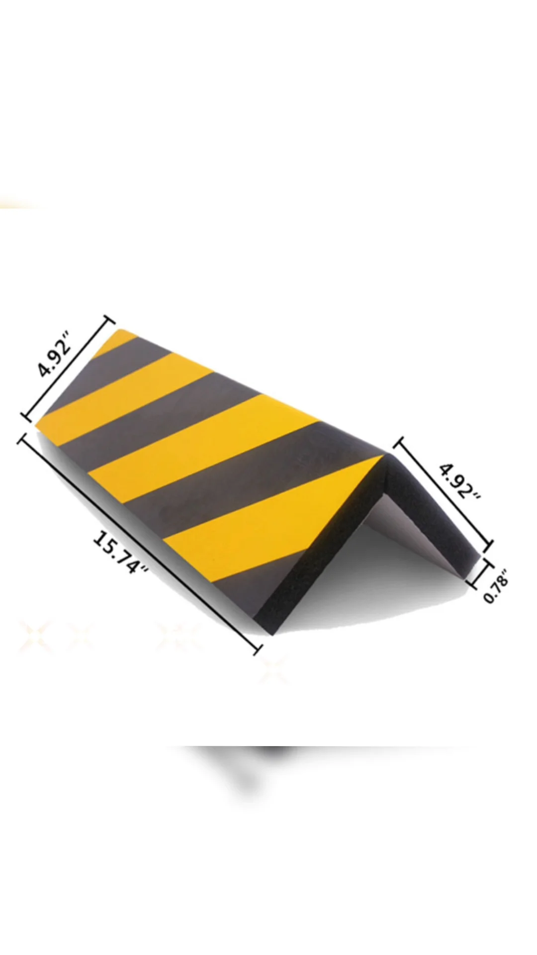 Anti-bumping Decorative Wall Protector Reflective Nbr Corner Guard For ...