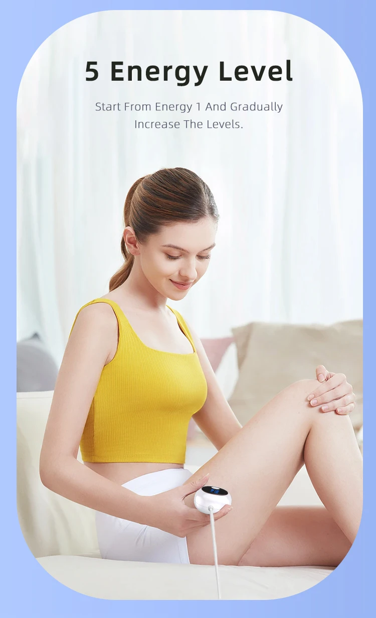 Mini IPL Hair Removal Device - Efficient & Portable