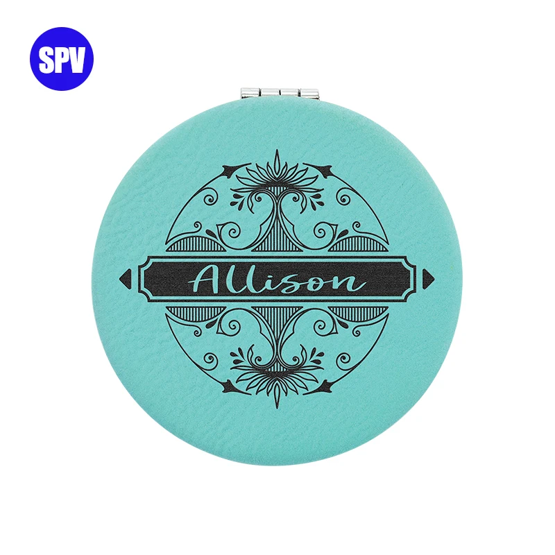 Custom Laser Engraved Compact Mirrors - Perfect for Daily Use