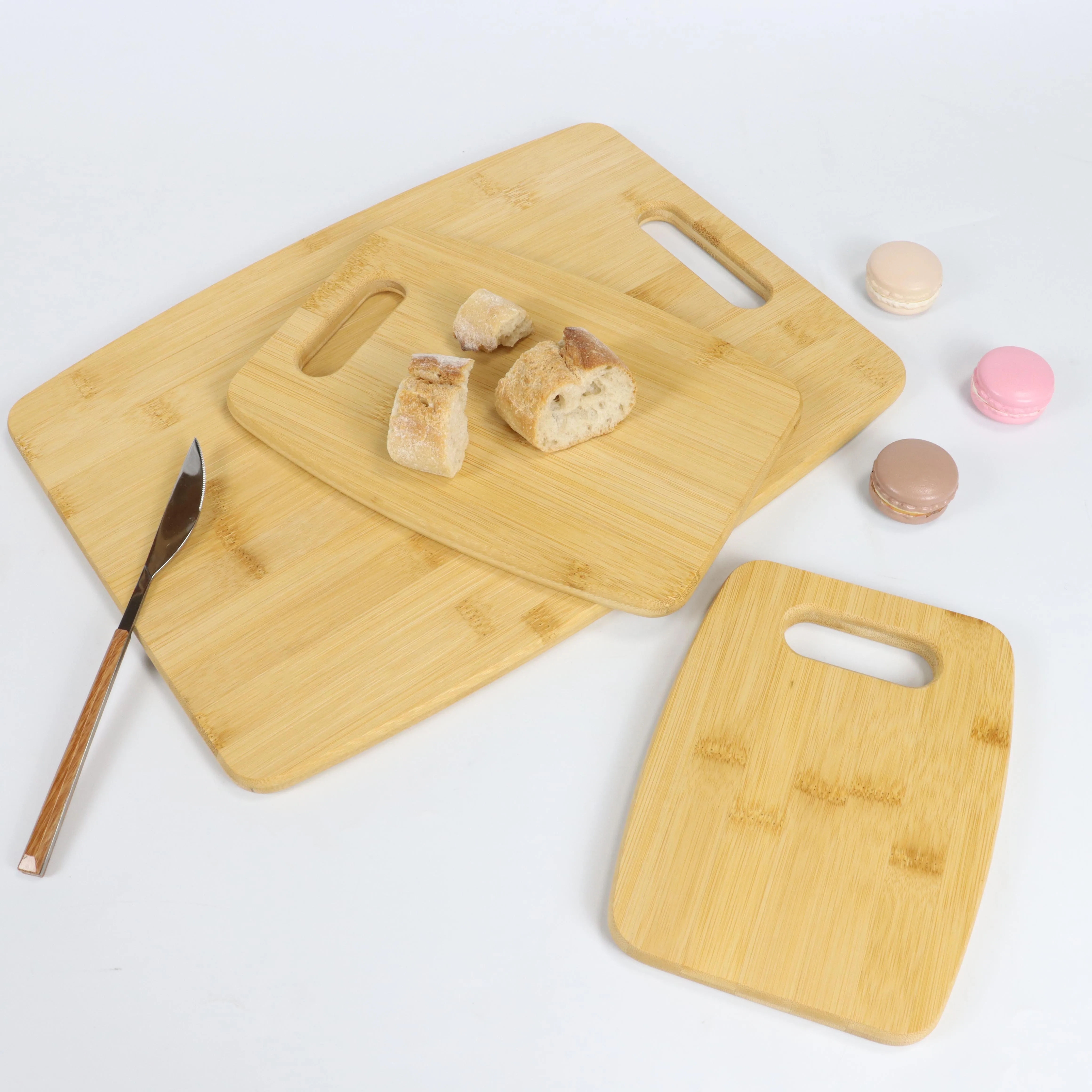 Custom Shape Luxury Extra Large Rectangular Large Natural Bamboo Food ...