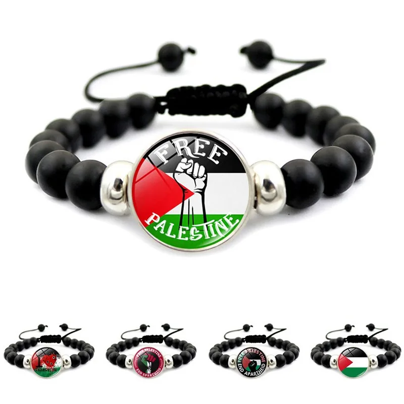 Wholesale Palestine Bracelet Custom Country Flags Bracelet Palestinian ...