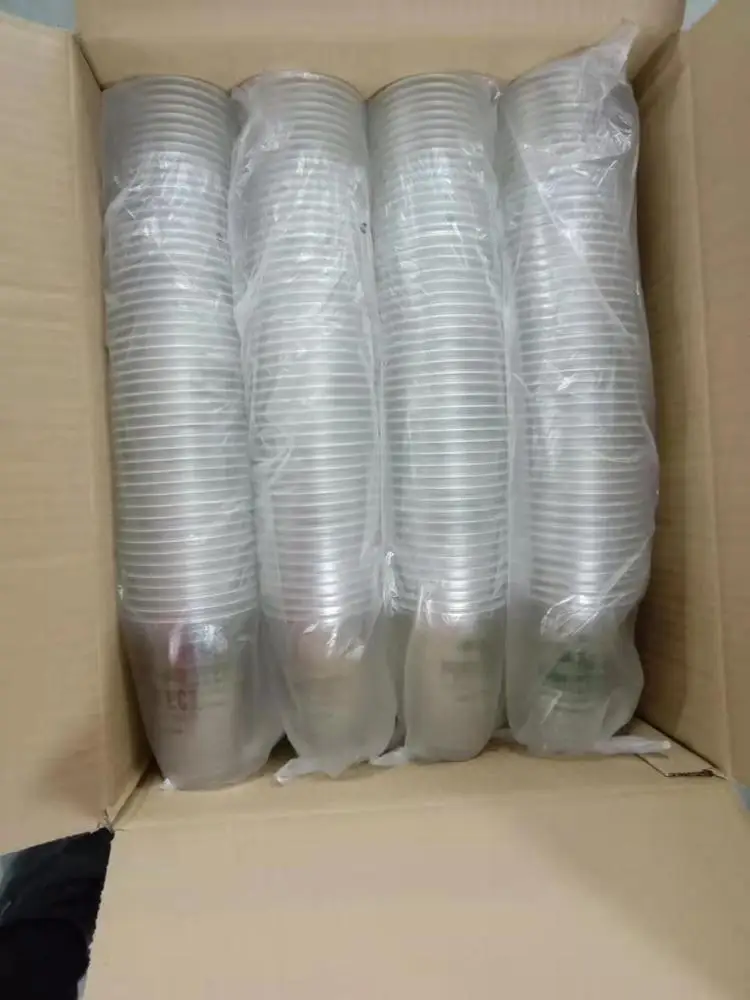Wholesale Custom Printed Logo Plastic Pp Cups Injection Bubble Tea Cups ...
